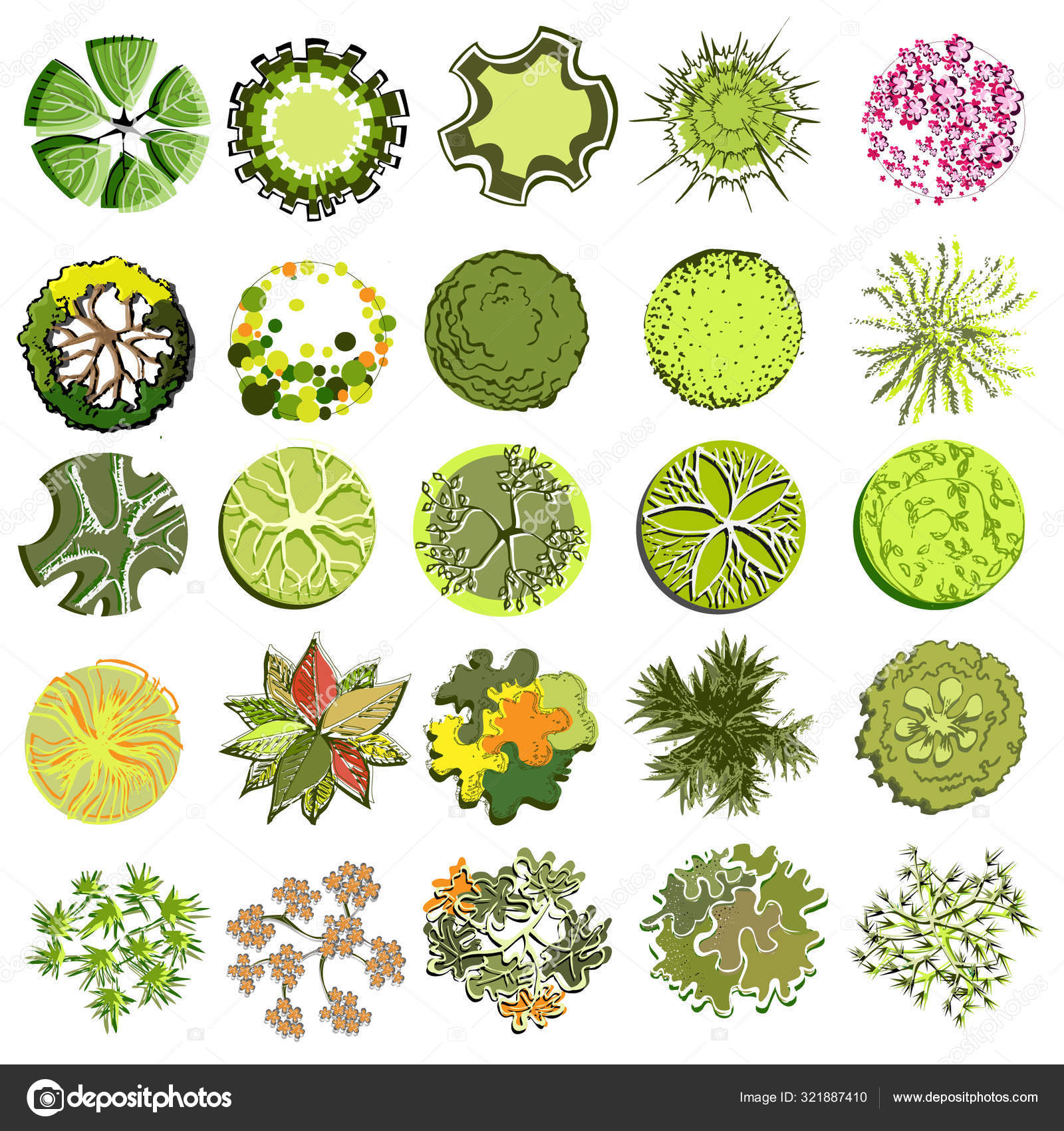 Architectural Plant Symbols
