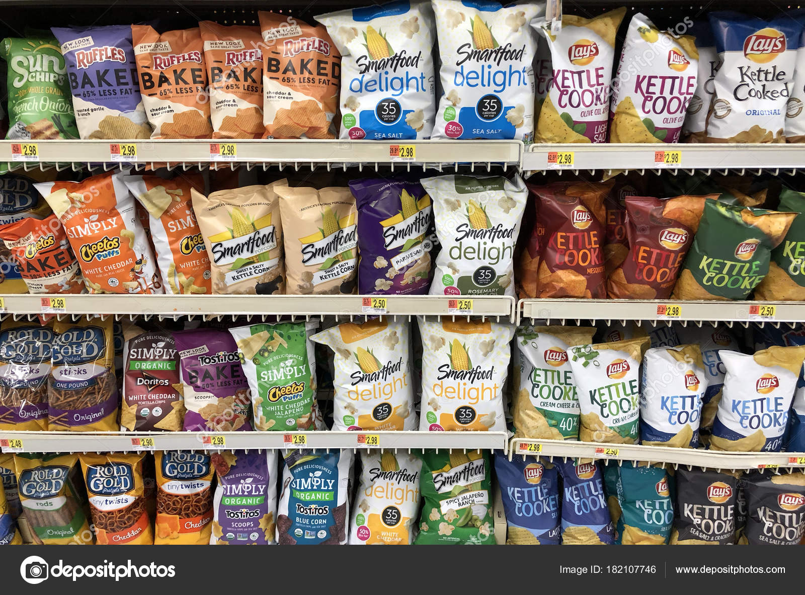 Modern Store Shelves