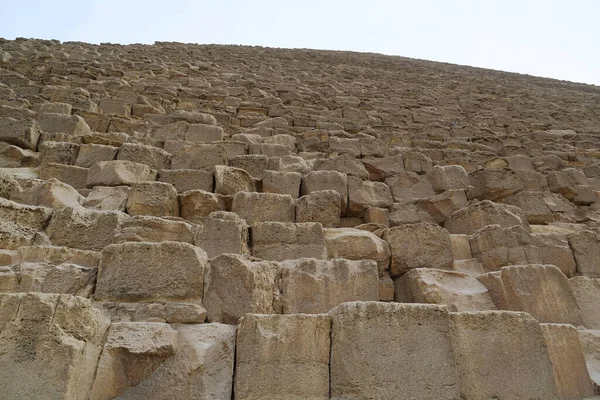 Blocks of Great Pyramid of Giza, also known as Pyramid of Khufu or ...