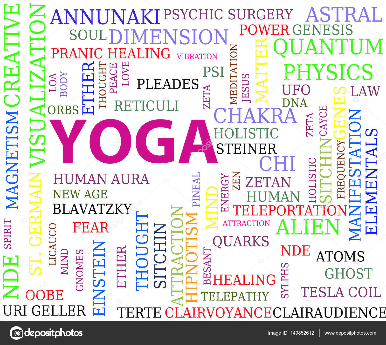 Concepto de palabras yoga: fotografía de stock © fiftycents #149852612 ...