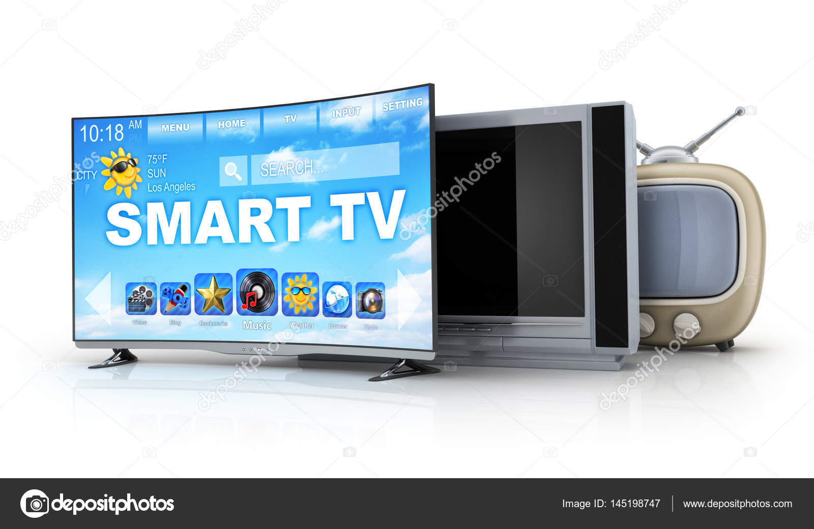 Row evolution TV Stock Photo by ©Vladru 145198747