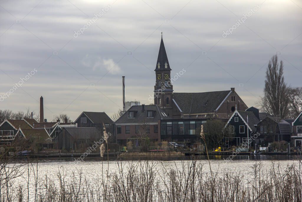 Zaanse Schans, Zaandam, Zaandijk, Países Bajos, 20 de enero de 2020 ...
