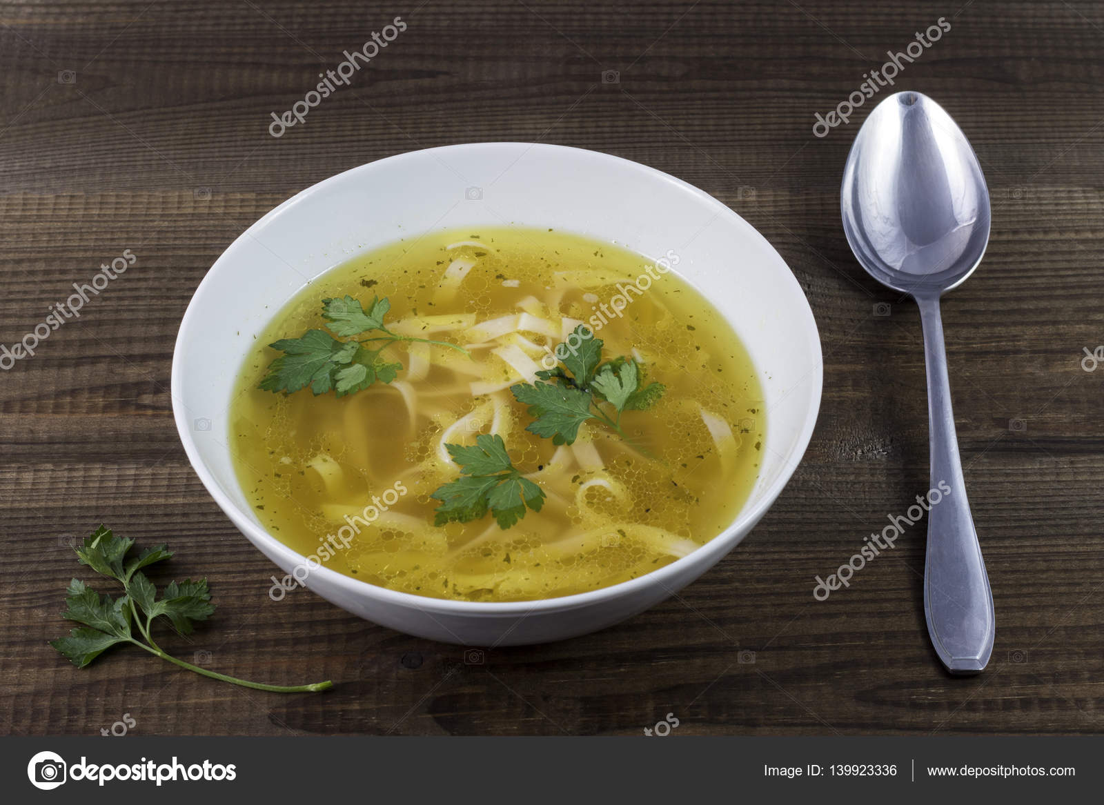 Traditional polish chicken broth. rosol Stock Photo by ©marcinm111 ...