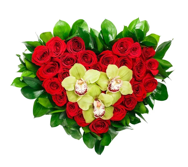 Heart shaped bouquet of red roses Stock Photo by ©vankad 142689313