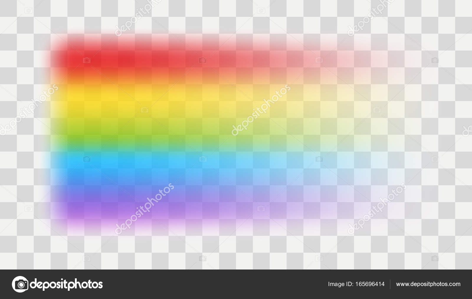 Rainbow with transparent effect Stock Vector by ©Huhli13 165696414