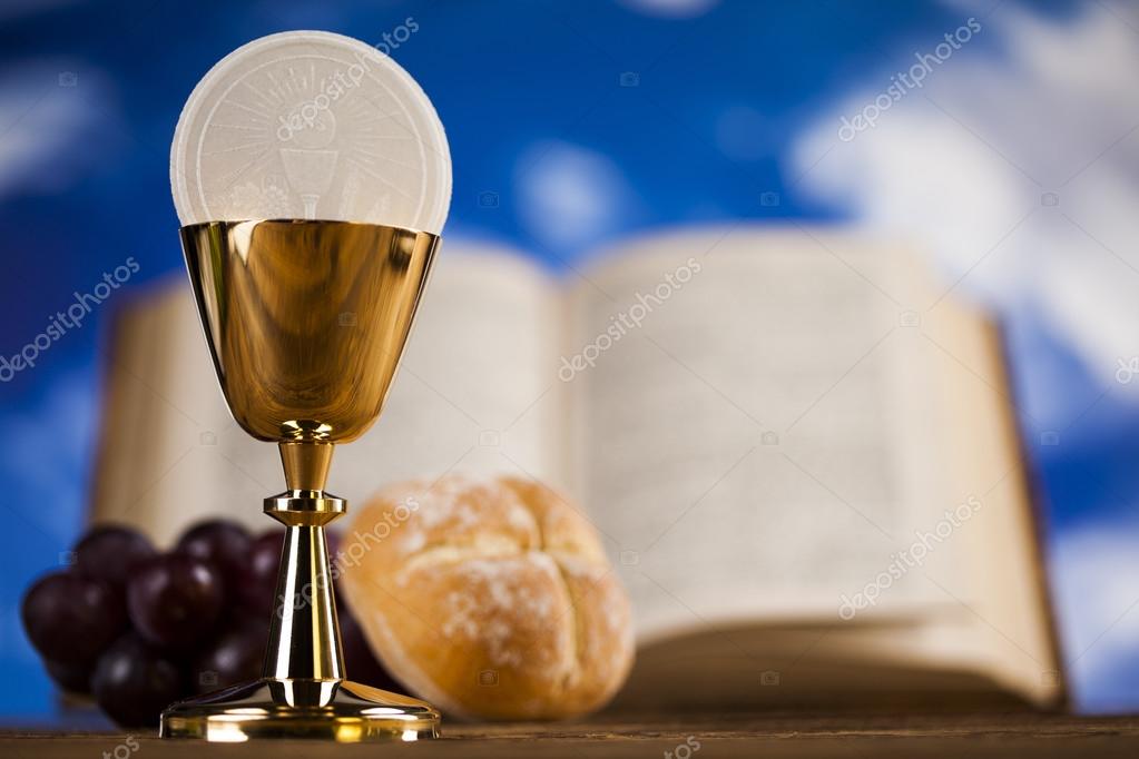 First Communion Chalice And Host