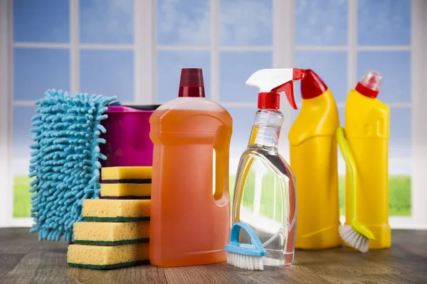 assorted cleaning products - Stock Image - Everypixel