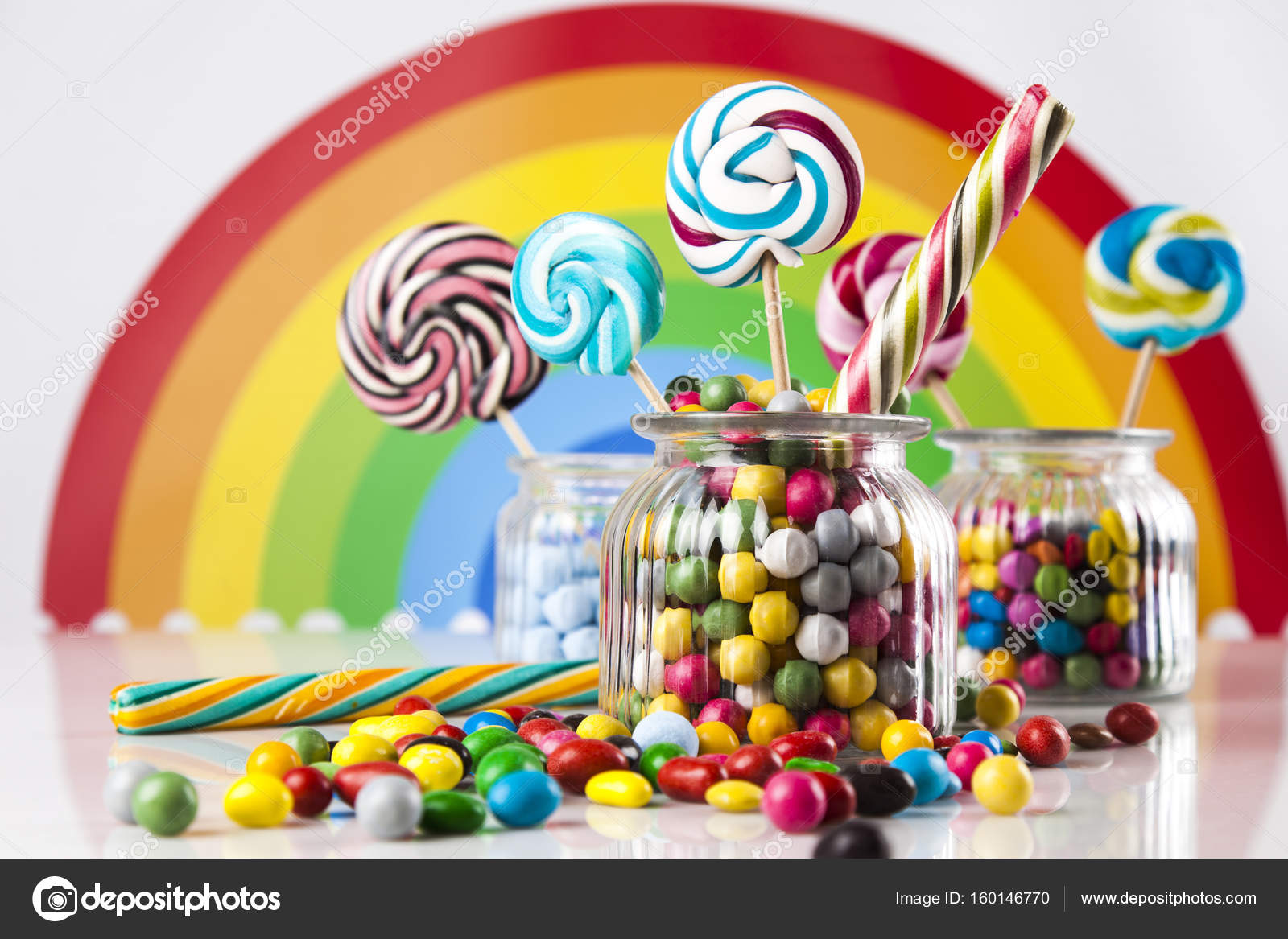 Candies of various colors — Stock Photo © JanPietruszka #160146770