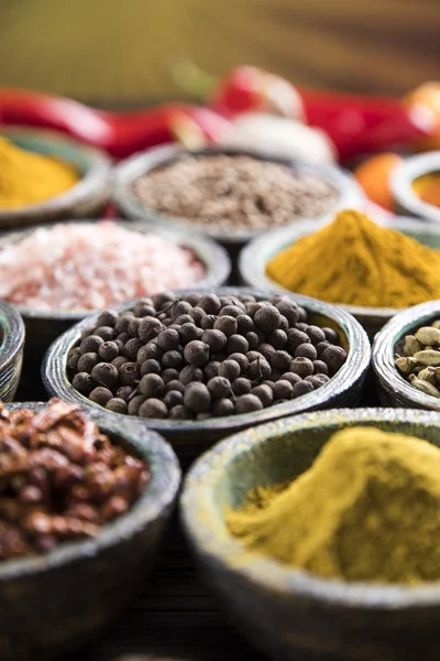 Colorful spices at an indian market — Stock Photo © MikaelMiro #1700476