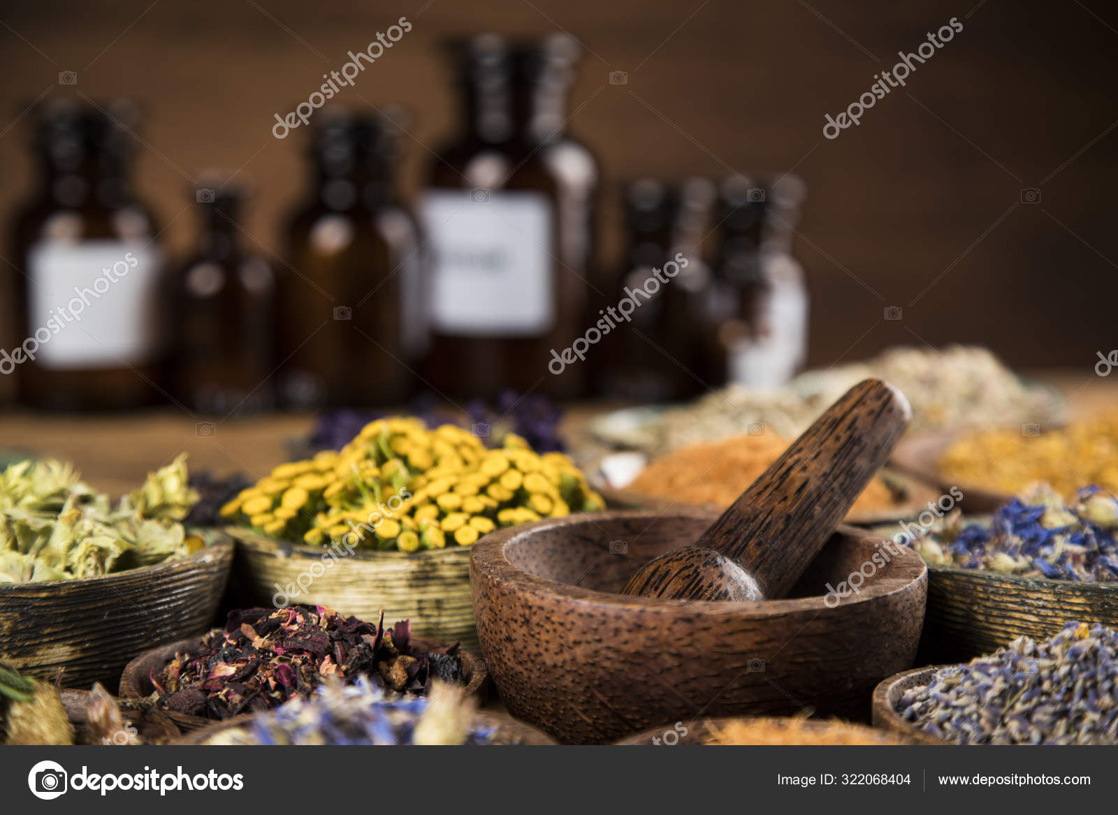 Natural Medicine Bottles