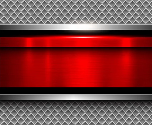 Red Chrome Background