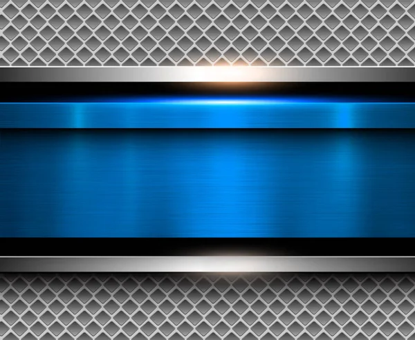 Metal azul imágenes de stock de arte vectorial | Depositphotos