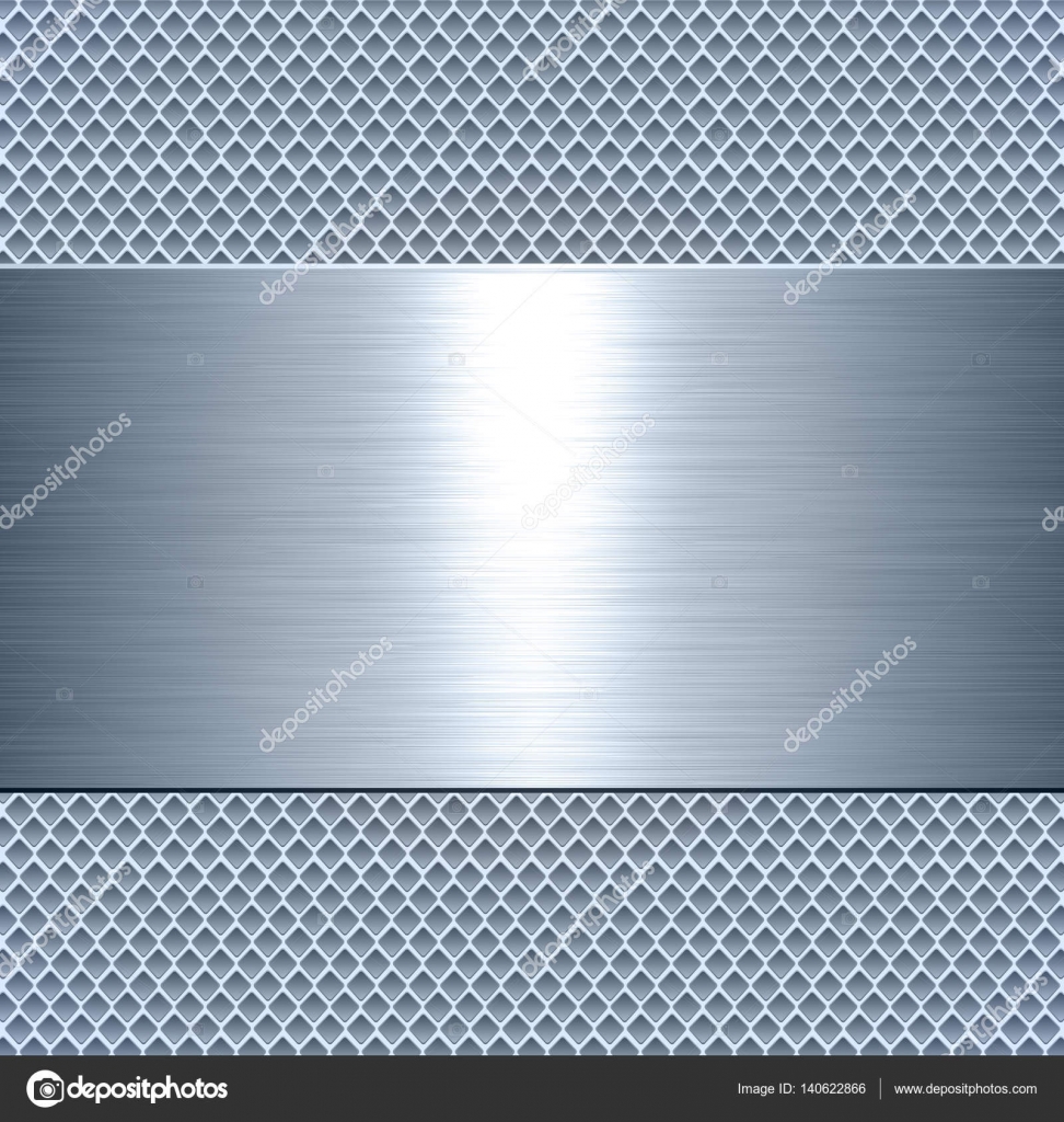 Metallic plate background blue Stock Vector by ©cobalt88 140622866