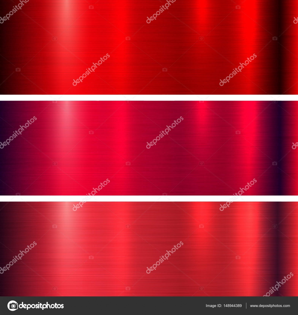 Red Brushed Metal Texture