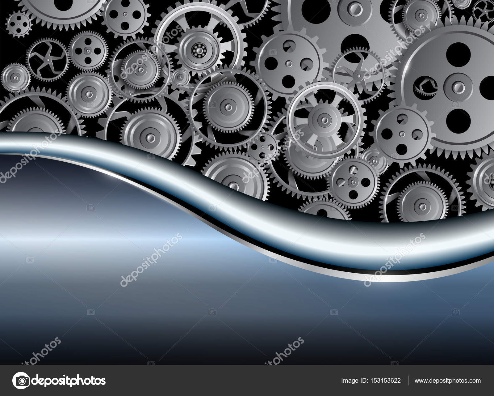 Background metallic with technology gears Stock Vector by ©cobalt88 ...