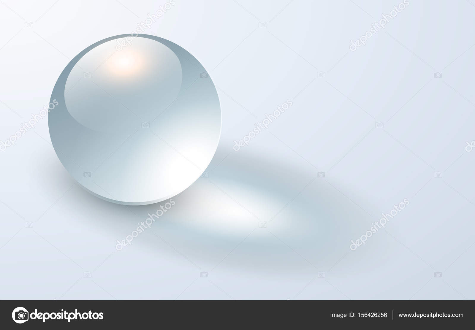 Background with transparent sphere Stock Vector Image by ©cobalt88 ...
