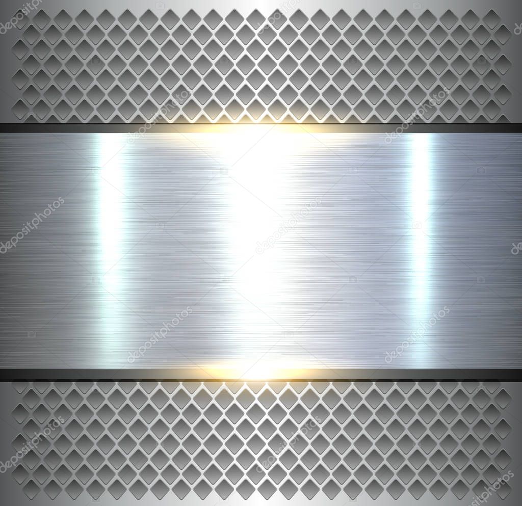 Fondo, plata brillante metálico Vector de stock por ©cobalt88 158792036