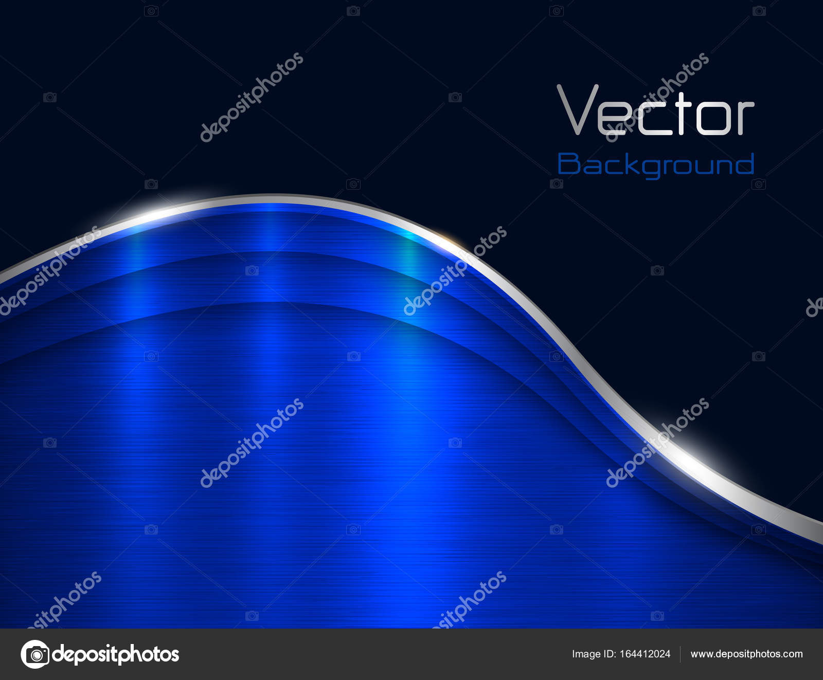 Background blue silver metallic Stock Vector Image by ©cobalt88 #164412024