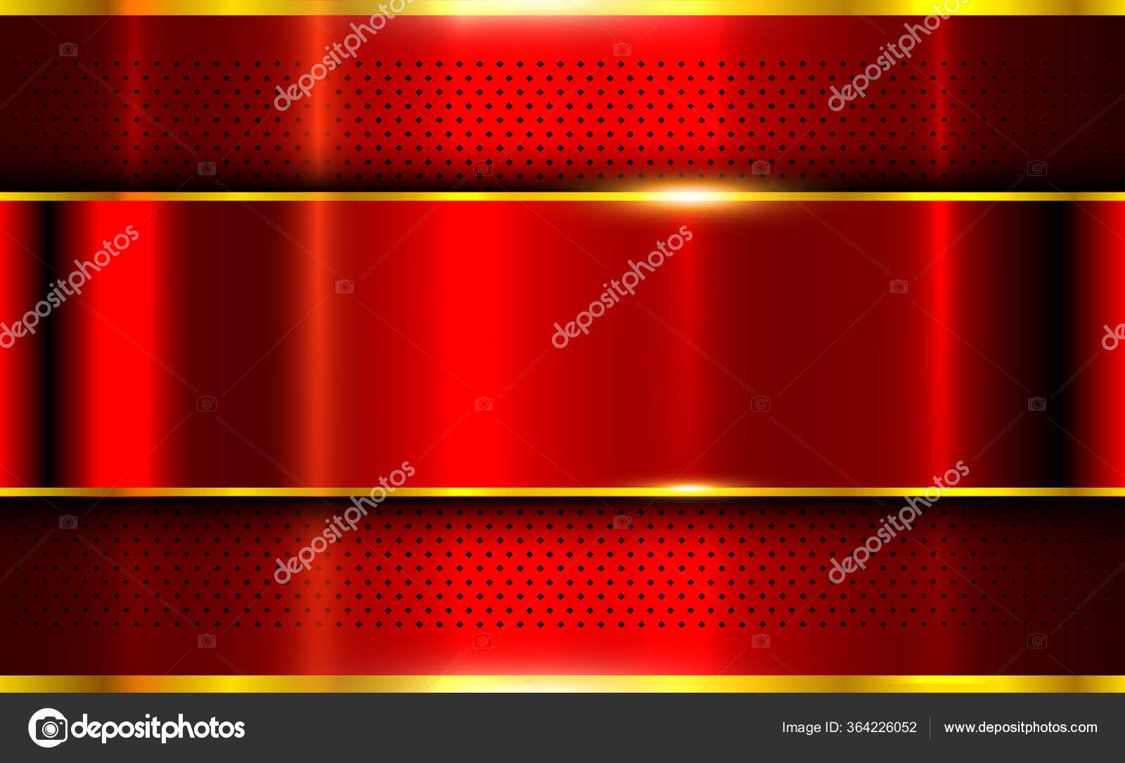 Red Metallic Background Polished Steel Texture Vector Design Stock ...
