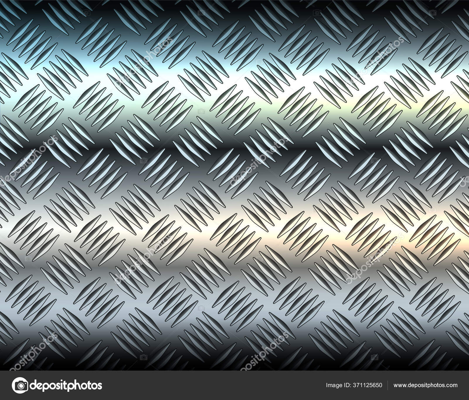 Metallic Silver Diamond Steel Metal Sheet Texture Background Vector ...