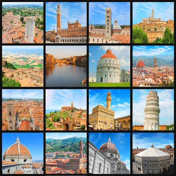 European landmarks collage — Stock Photo © natam #11063102