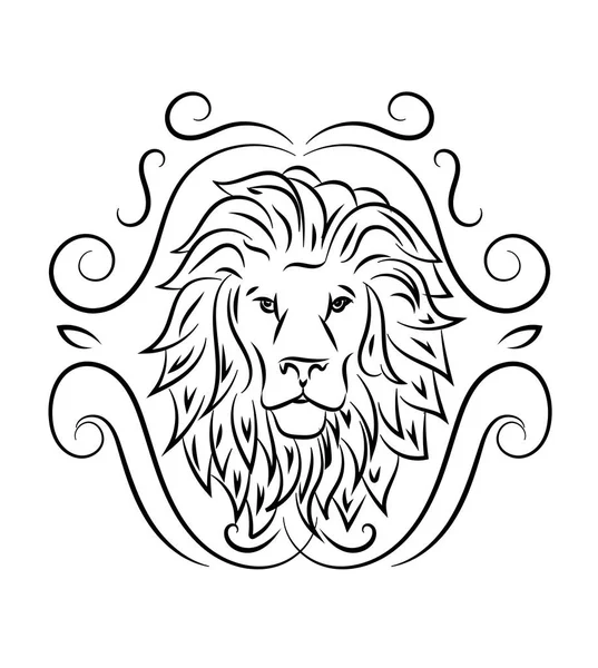 Lion head label, Royalty-free Lion head label Vector Images & Drawings ...