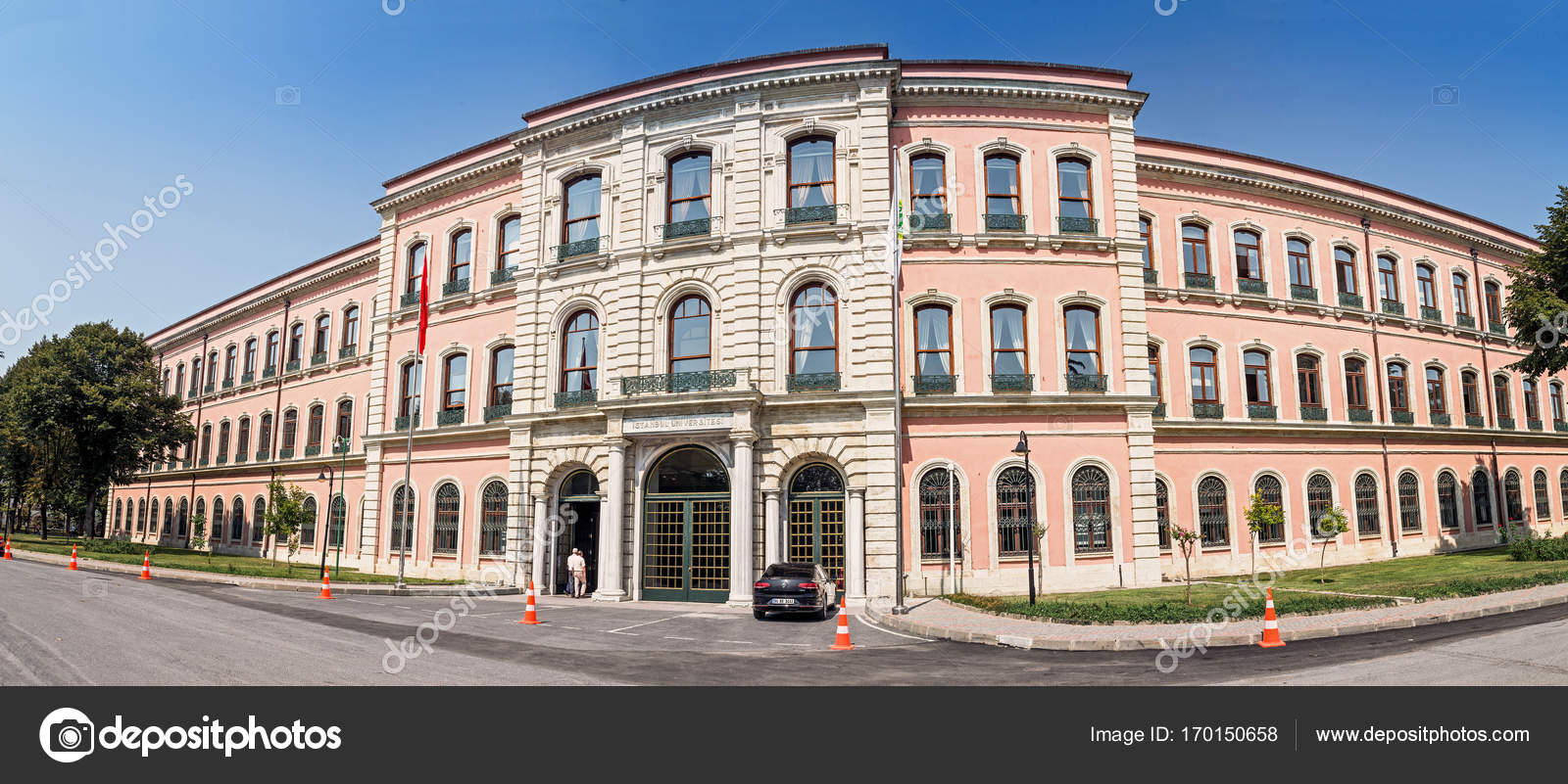 11 SEPTEMBER 2017, TURKEY, ISTANBUL: Panoramic view of the main campus ...