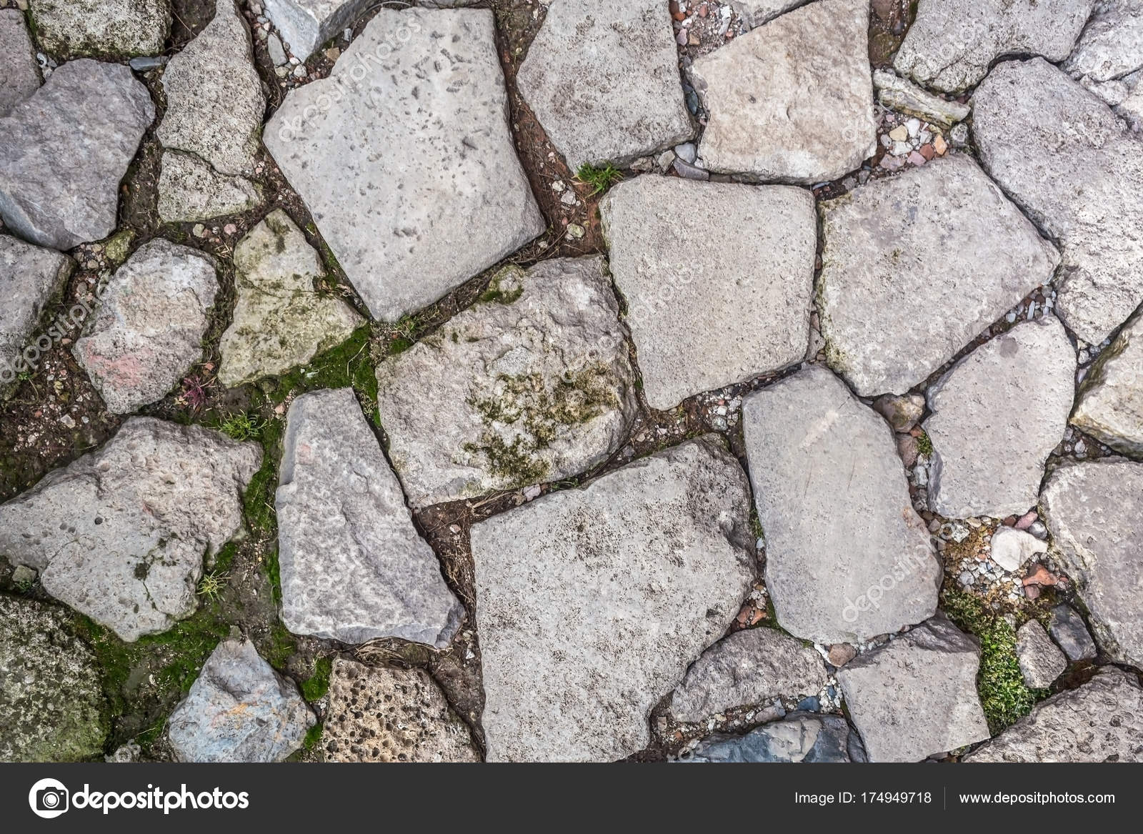 Stone Path Grass Texture Background Stock Photo by ©abidal 174949718
