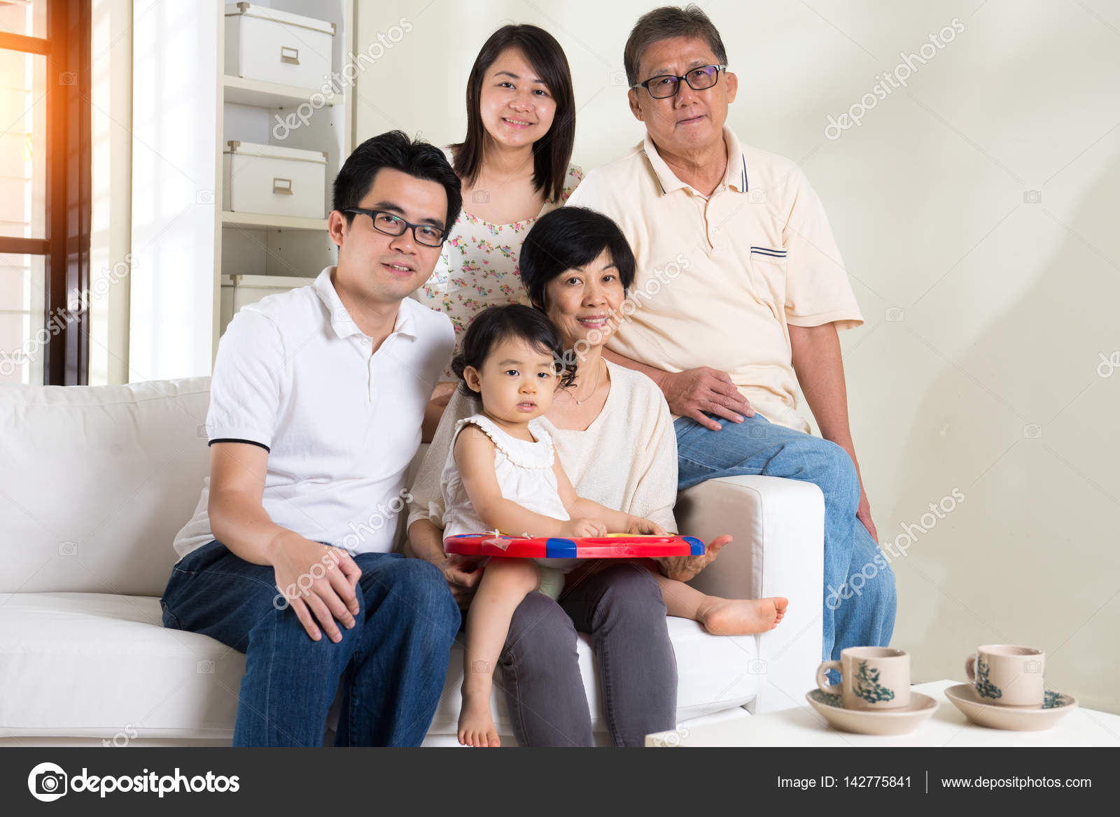 Multi generation asian family — Stock Photo © yuliang11 #142775841