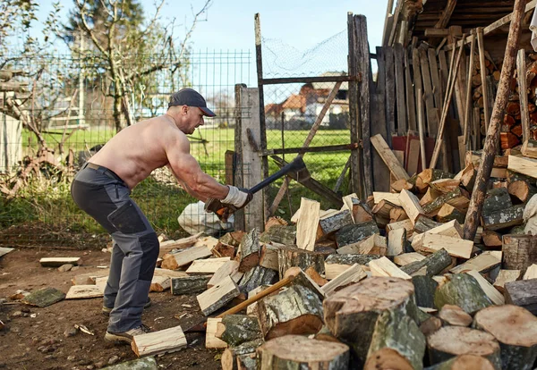 Splitting wood Stock Photos, Royalty Free Splitting wood Images ...