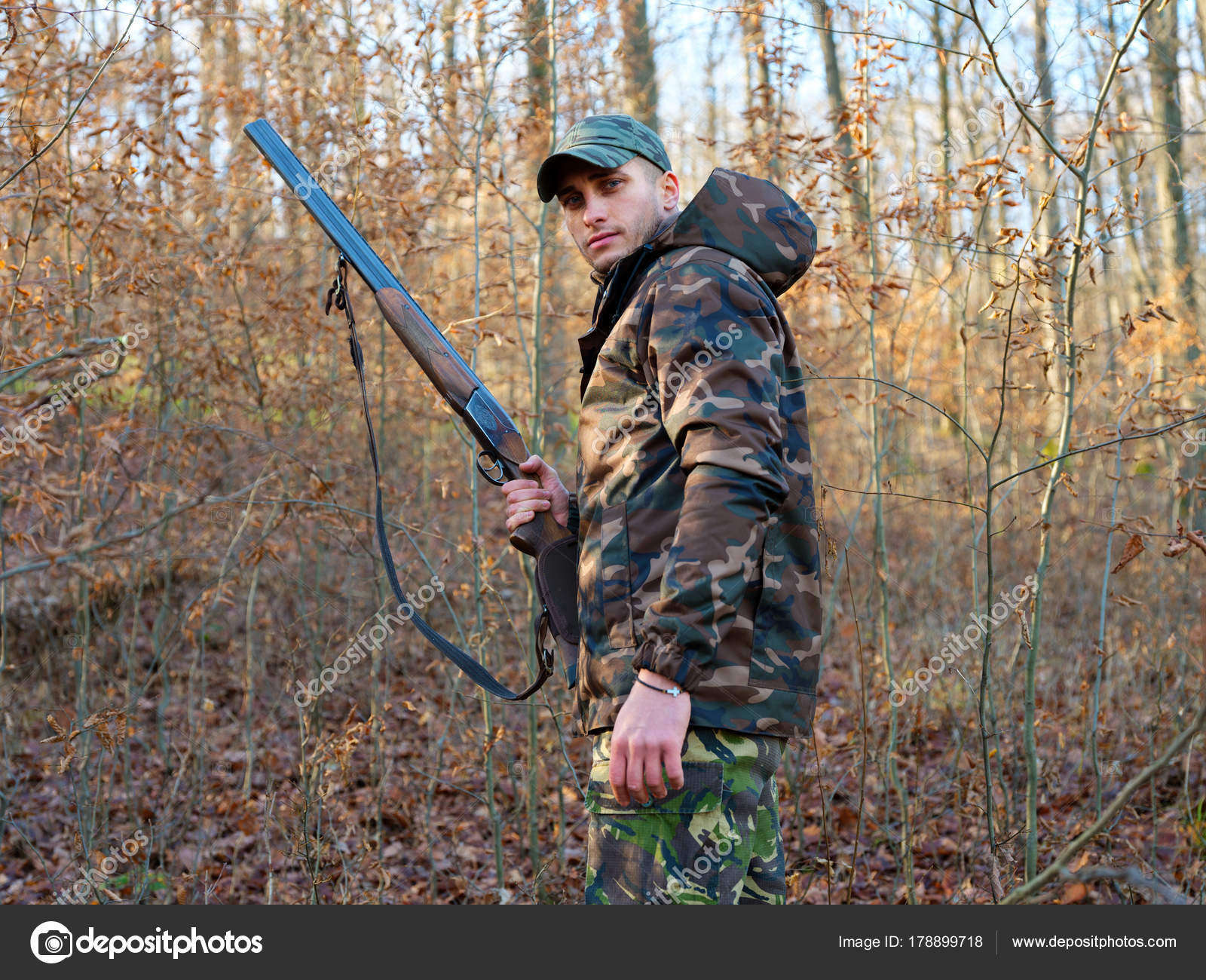 Camo Hunting Shotgun