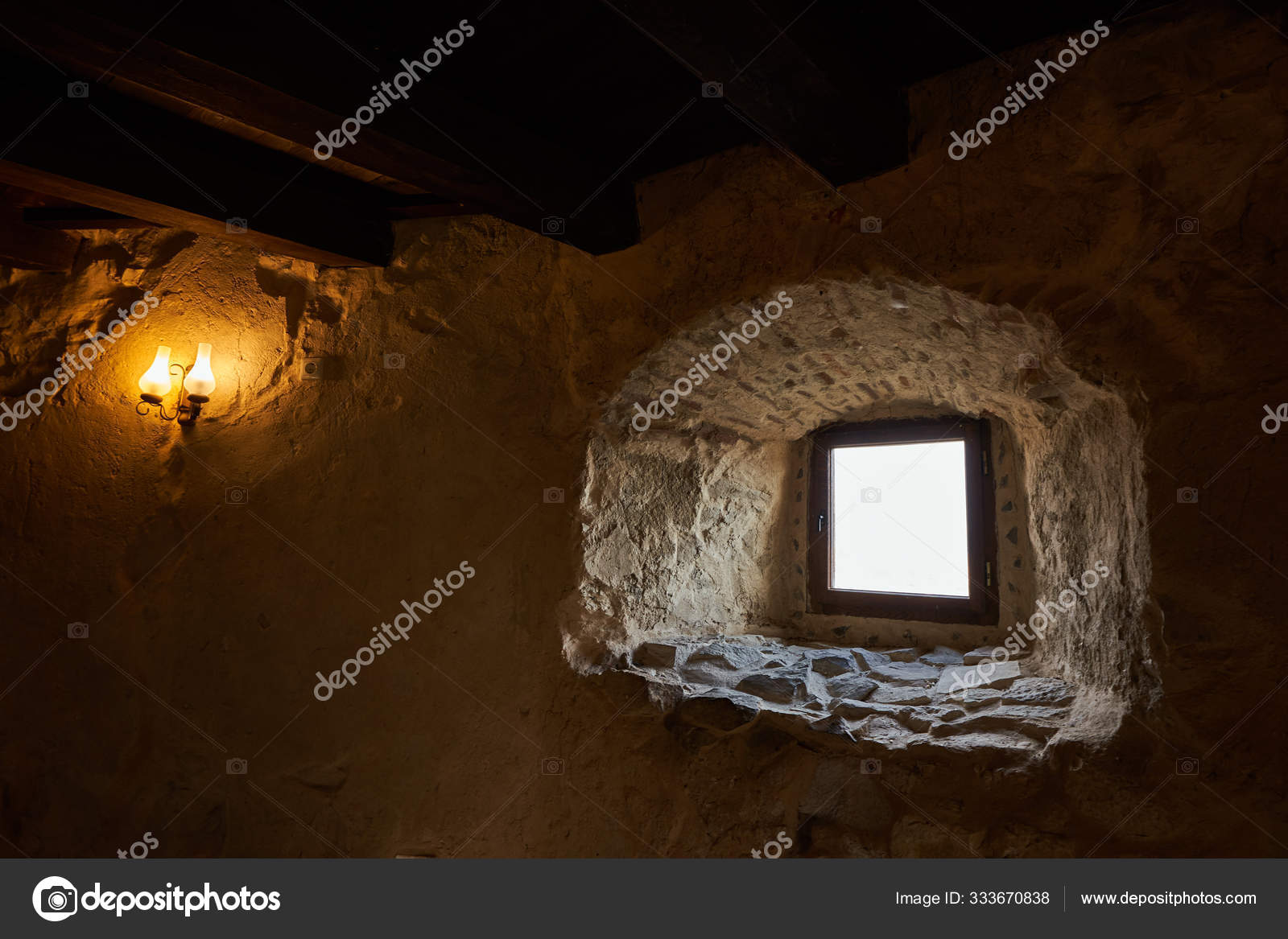Small Window Wall Medieval Fortress Stock Photo by ©Xalanx 333670838