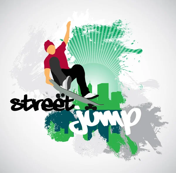 Extreme Jump Sport Background Stock Vector Image by ©zeber2010 #182009500