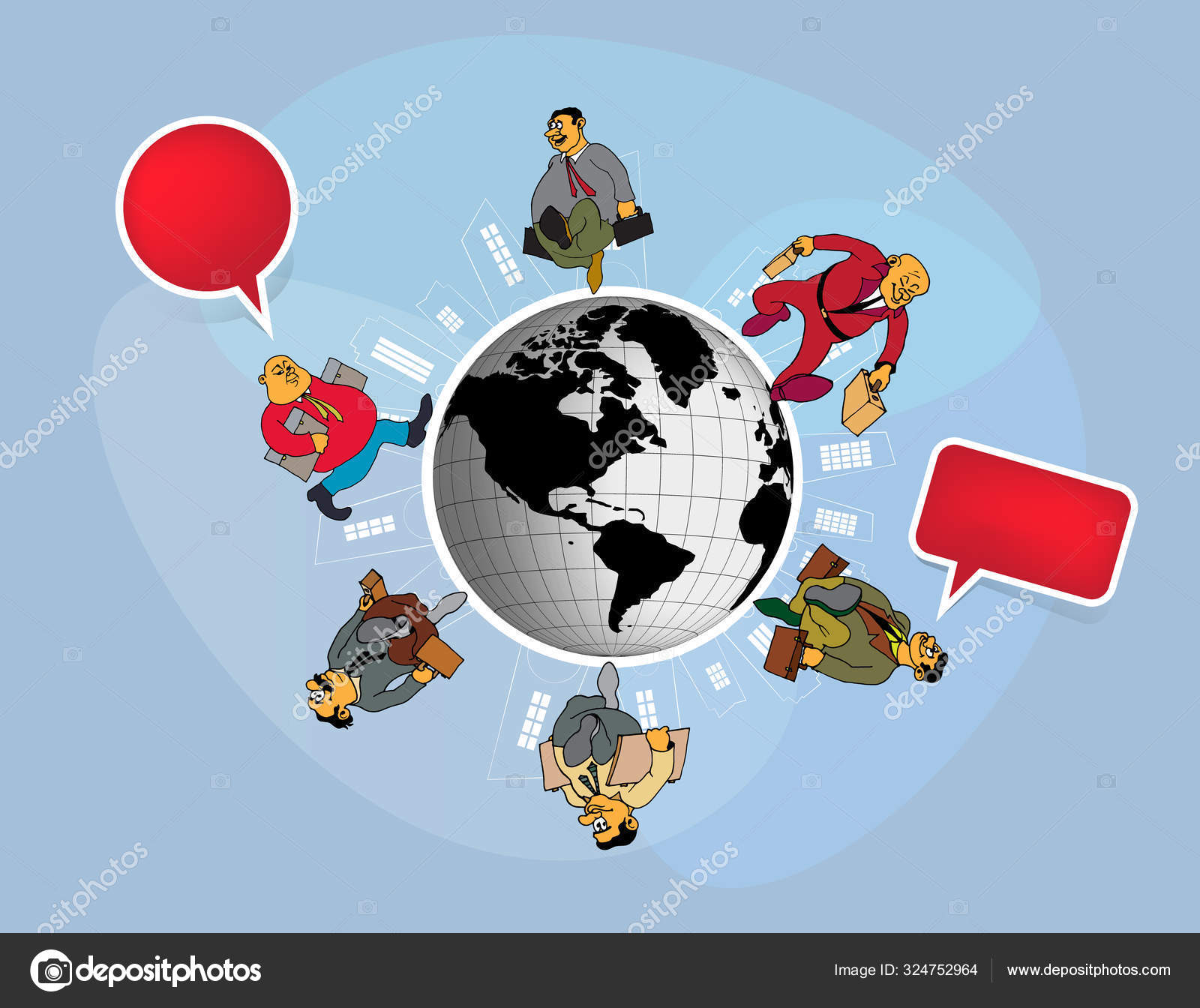 Businessman Cartoon Character Vector Illustration Stock Vector Image by ...