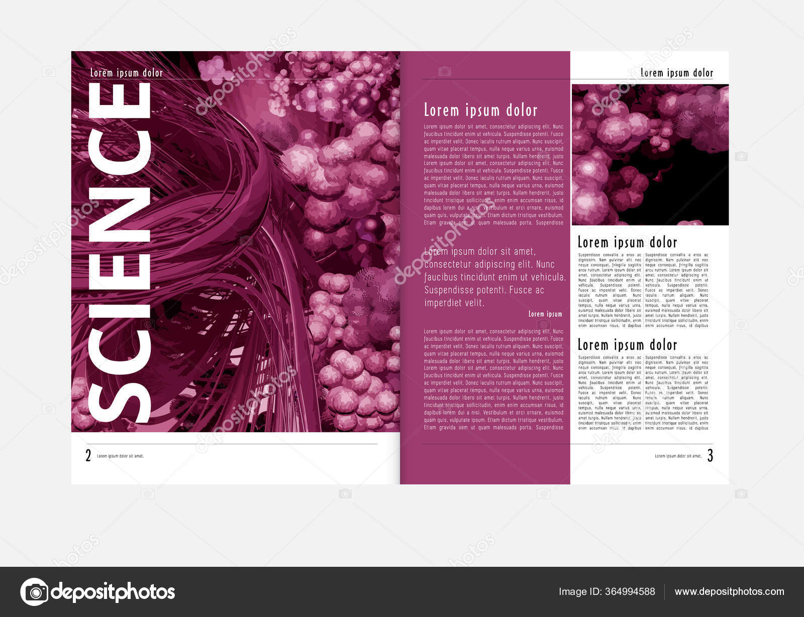 Printing Magazine Rendering Technology Concept Easy Editable Stock ...