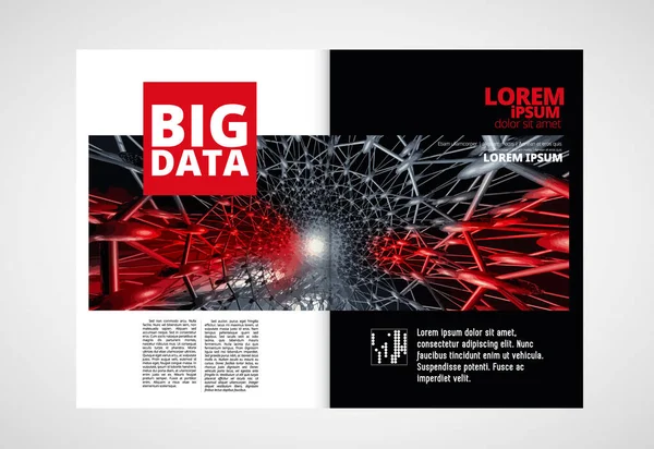 Modern Vector Templates Brochure Magazine Flyer Booklet Rendering ...