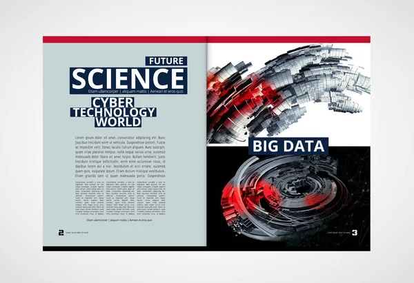 Modern Vector Templates Brochure Magazine Flyer Booklet Rendering ...