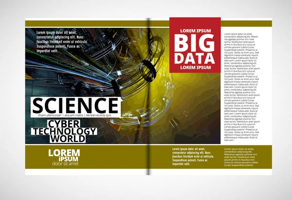 Modern Vector Templates Brochure Magazine Flyer Booklet Rendering ...