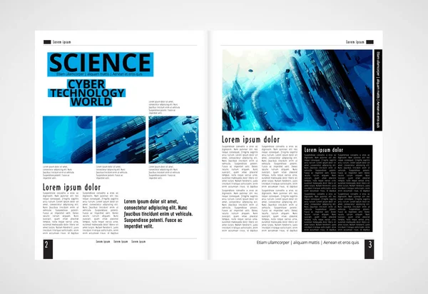 Printing Magazine Rendering Technology Concept Easy Editable Stock ...