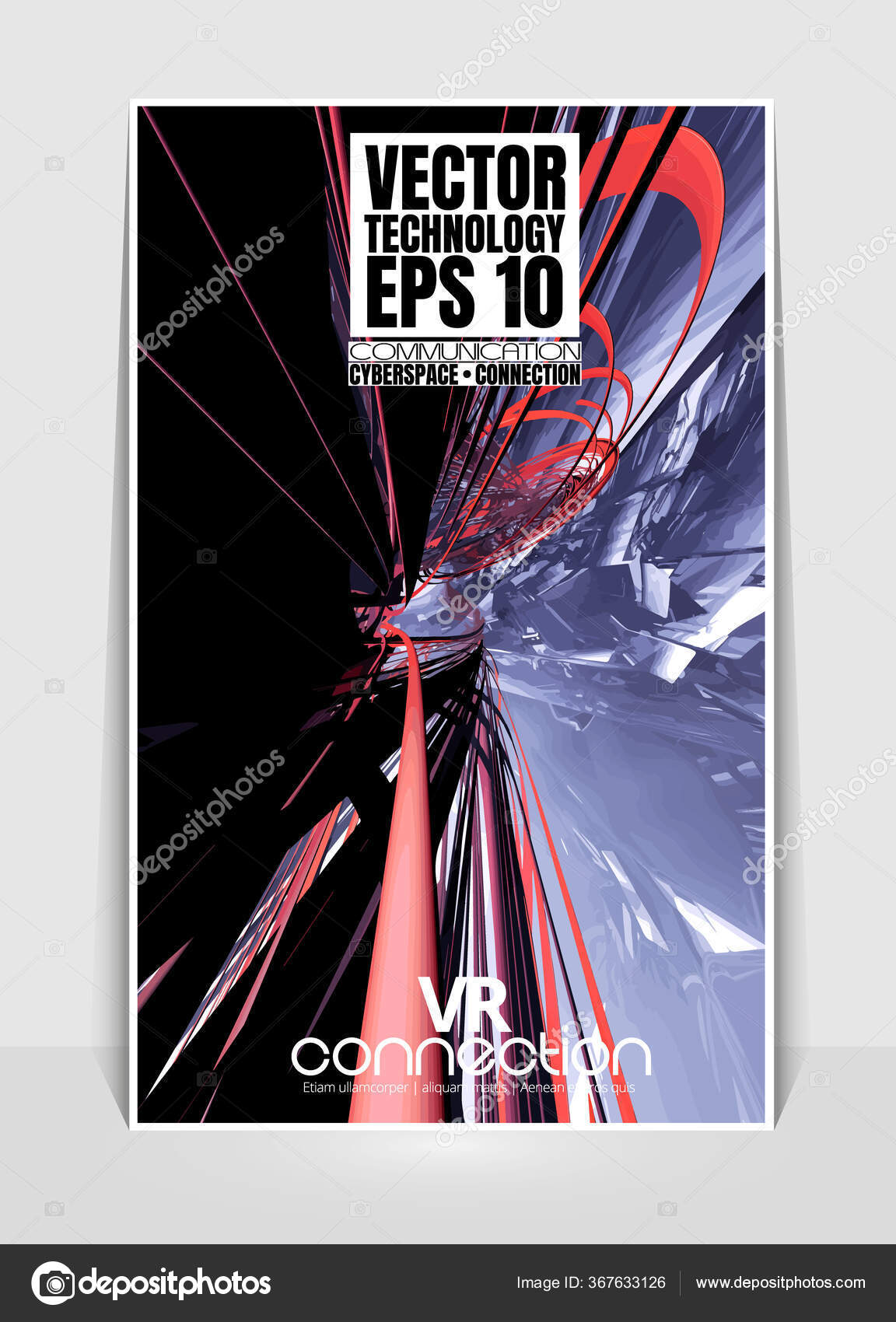 Poster Background Rendering Abstract Technology Digital Tech Concept ...