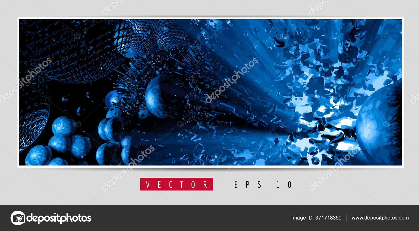 Vector Banner Background Abstract Technology Digital Tech Concept Ready ...