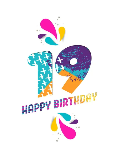 154 19th birthday Vector Images | Depositphotos