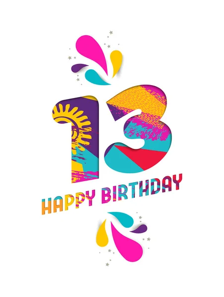 124 Happy 13th birthday Vector Images | Depositphotos