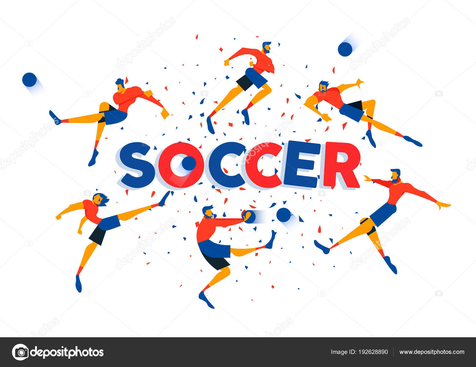 Soccer game team poster for celebration match Stock Vector Image by ...