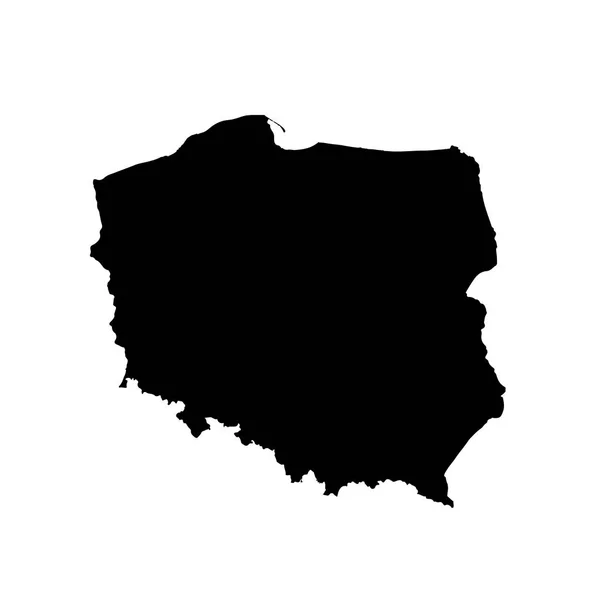 Grafika wektorowa Polska mapa obrys, Polska mapa obrys obrazy wektorowe ...