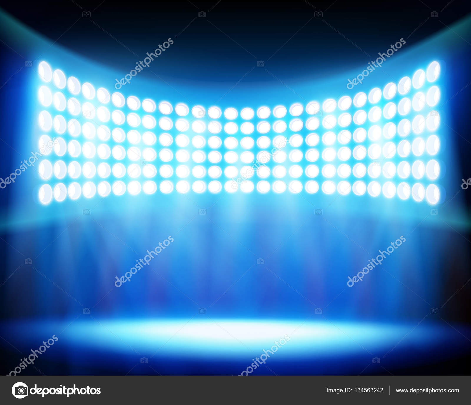 Game Show Lights Vector