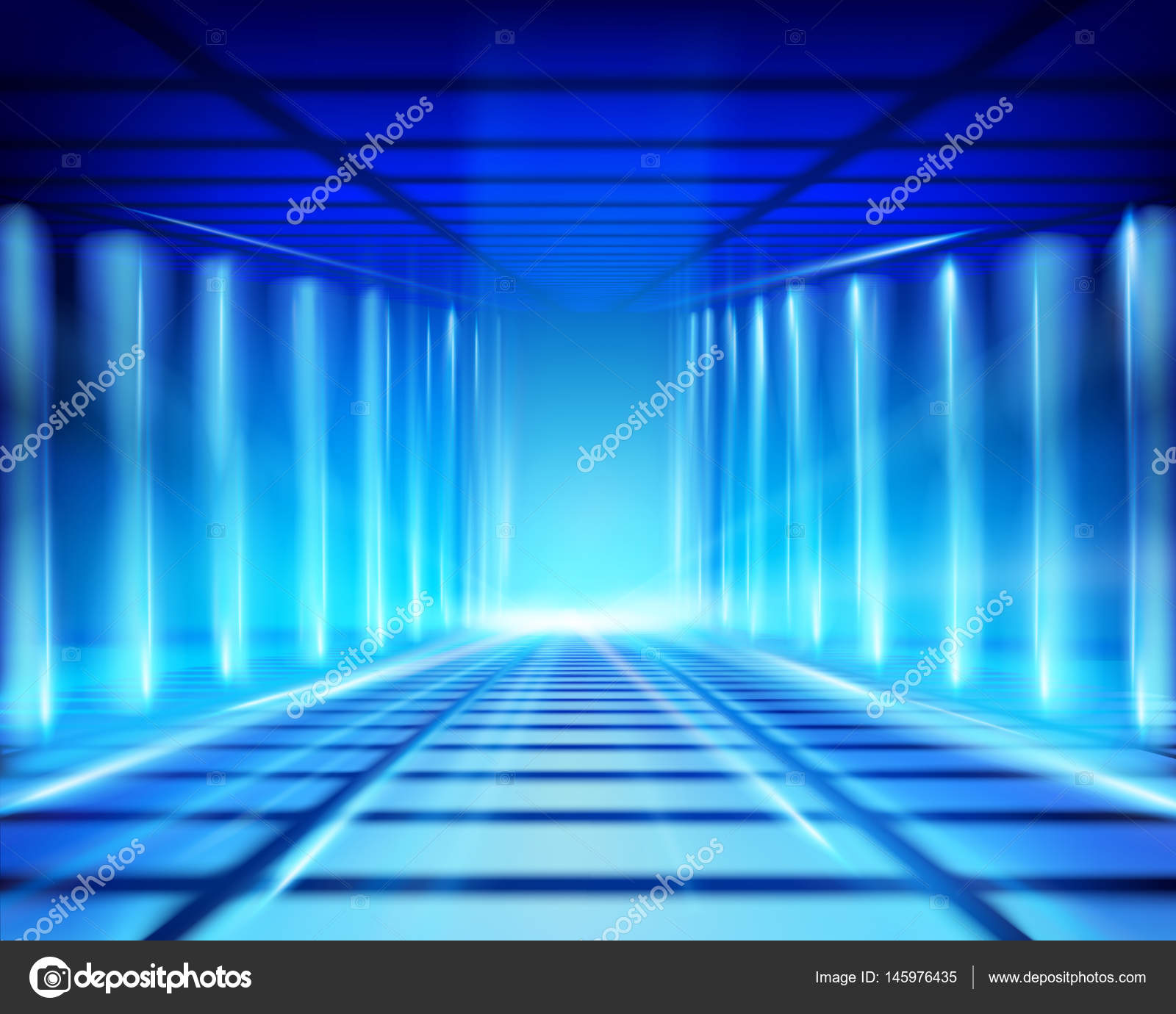 Virtual space. Vector illustration. Stock Vector by ©silvae 145976435