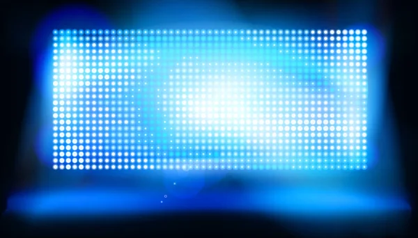 Screen LED Vector. Display, Projection. Stadium Stage. Illustration ...