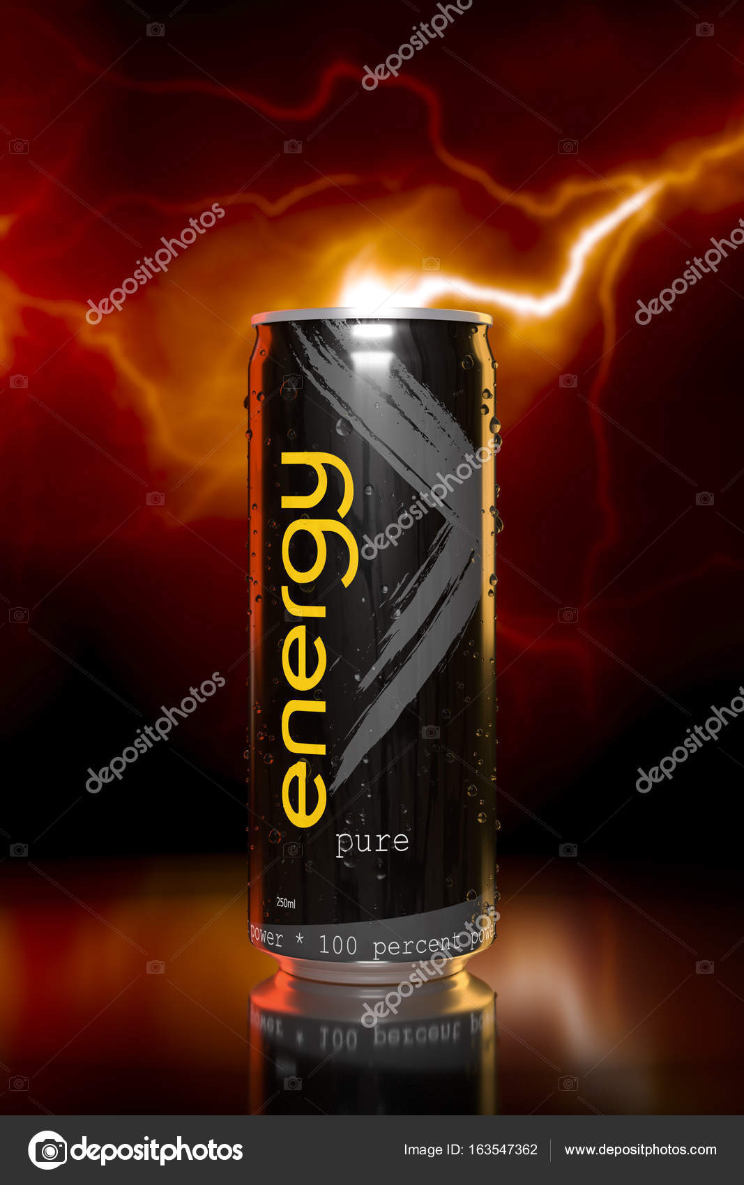 Energy drink can Stock Photo by ©magann 163547362