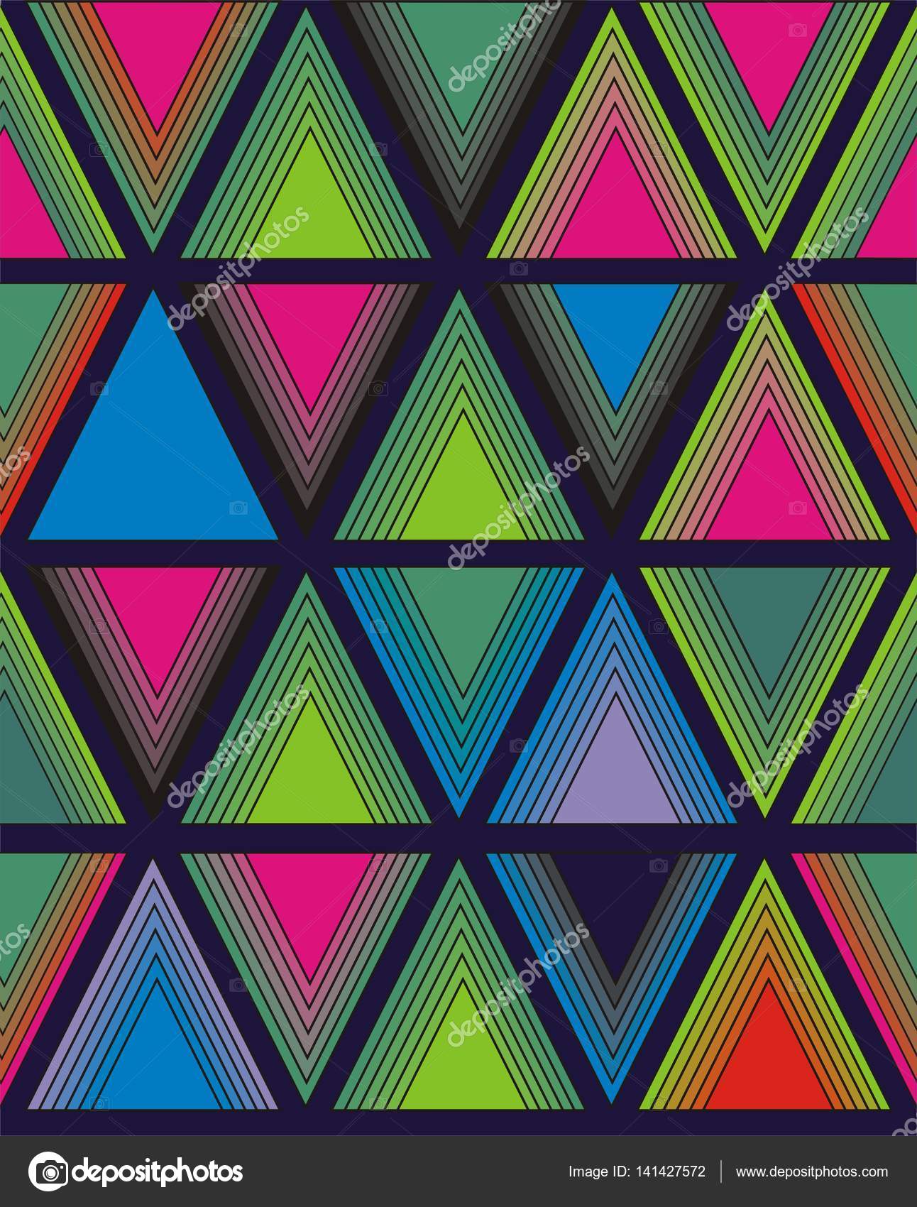 Bright pattern of triangles Stock Vector Image by ©Nata-V #141427572